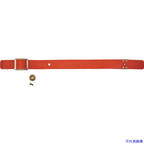 オレンジブック トラスコ中山　TRUSCOEUROFLEX 突き刺し防止・耐切創クサリ手袋 コンフォート用バンド Mサイズ レッド 〔品番:KBS52〕[ 注番:2554561]特長●バンドの交換に必要なボタン、バックル、ねじが付属しており...