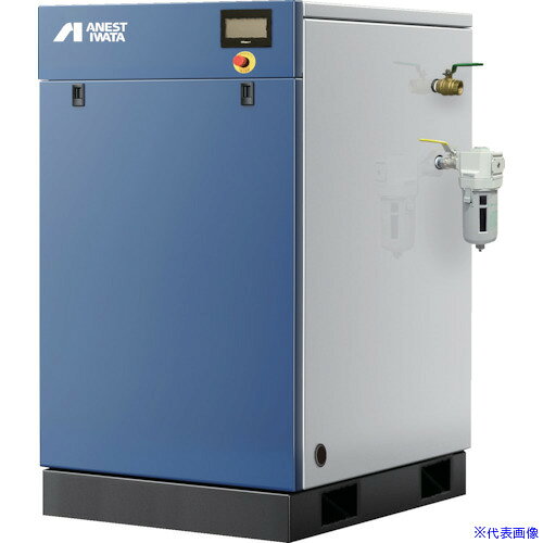 オレンジブック トラスコ中山　TRUSCOアネスト岩田 オイルフリースクロールコンプレッサ EGシリーズ (オイルフリー) ドライヤ付き 60Hz モーター出力5.9kW 〔品番:SLP55EGDM6〕[ 注番:2558533]特長●潤滑に...