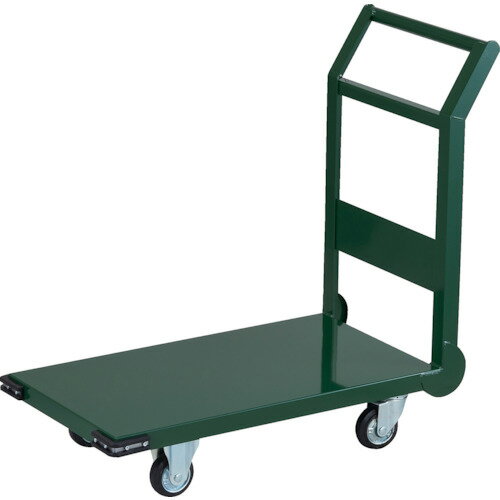 オレンジブック トラスコ中山　TRUSCOTRUSCO 鋼鉄製運搬車 ハンドル側自在車輪 800X450 Φ100プレス車 〔品番:SH3C〕[ 注番:2565604]特長●ハンドル側が自在車輪の為、重量物を載せた時の操作性が良くなります。...