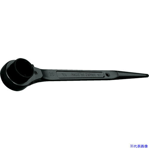 オレンジブック トラスコ中山　TRUSCOスーパー 片口ラチェットレンチ(爪式)六角対辺:10 〔品番:RN10〕[ 注番:2565676]特長●正逆転操作は切り替え爪式です。●片側ソケット部が突き出していないため、狭い凹部での締め付けに最...