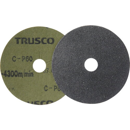 オレンジブック トラスコ中山　TRUSCOTRUSCO ディスクペーパー 4型 Φ100X15.9 #60 (10枚入) 〔品番:TG460〕[ 注番:2567016]特長●バルカナイズドファイバー基板を使用し、耐熱性に優れたディスク研磨材...