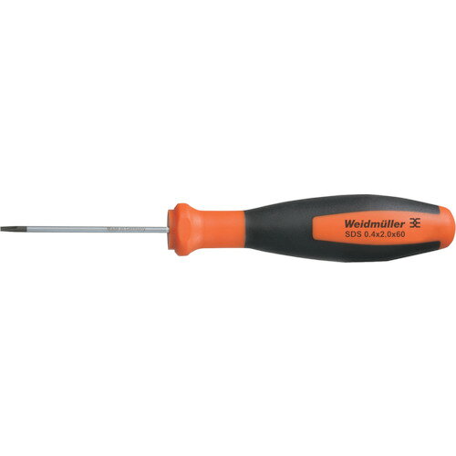 オレンジブック トラスコ中山　TRUSCOワイドミュラー マイナスドライバー SDS 0.4X2.0X60 〔品番:2749260000〕[ 注番:2567680]特長●標準的なストレートタイプのドライバーです。●握りやすく、疲れにくい独自...