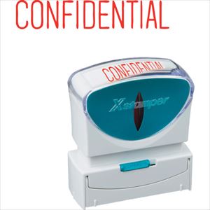オレンジブック トラスコ中山　TRUSCOシヤチハタ スタンプ ビジネス用 キャップレス B型 赤 CONFIDENTI X2-B-11302 〔品番:X2B11302〕[ 注番:2568623]特長●耐水性・耐光性に優れた顔料系インキを採...