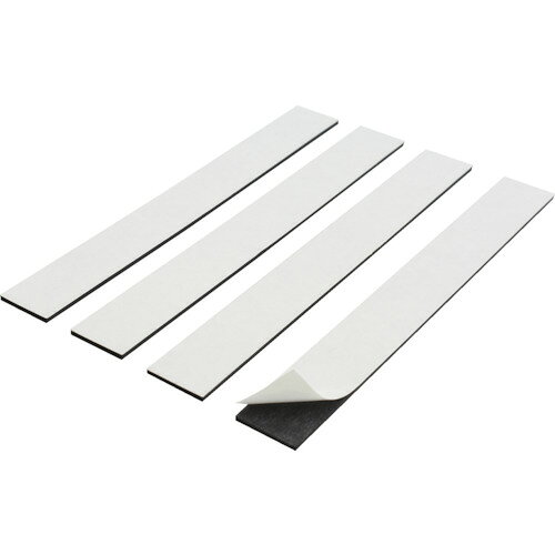 オレンジブック トラスコ中山　TRUSCOTRUSCO 強力マグネット粘着付テープ 4個入 200X25X2 〔品番:TKMN2002〕[ 注番:2575083]特長●表面片面磁石です。(片面粘着テープ付)●ハサミやカッターでカットできます...