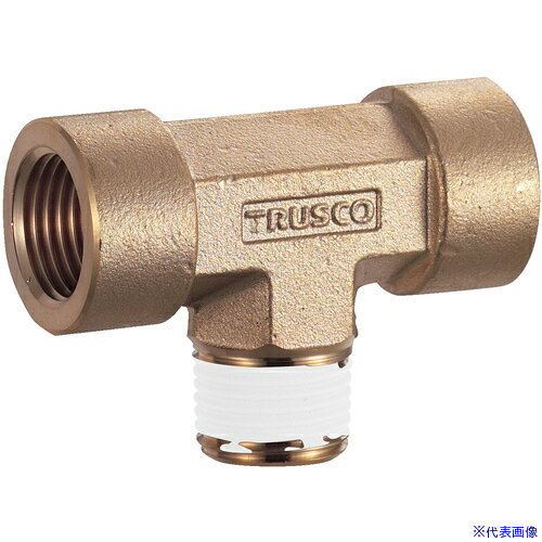 オレンジブック トラスコ中山　TRUSCOTRUSCO ねじ込み継手 チーズ RC1/4XR1/4XRC1/4 〔品番:TN0212T〕[ 注番:2576783]特長●オスねじのあるものは全サイズオスねじ部のシール加工が施してあります。用途...