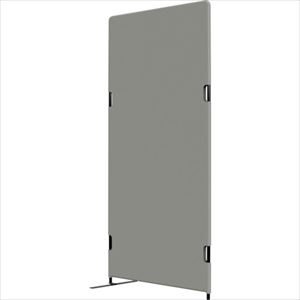オレンジブック トラスコ中山　TRUSCOTOKIO フリージョイントパネル 横幅900mm×奥行き22mm×高さ1800mm シルバーグレー(布・片足付き) 〔品番:PT20F1890FB5209LEG1〕[ 注番:2613885]特長●...