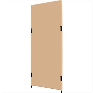 オレンジブック トラスコ中山　TRUSCOTOKIO フリージョイントパネル 横幅900mm×奥行き22mm×高さ1800mm ベージュ(布・本体のみ) 〔品番:PT20F1890FB5202〕[ 注番:2615433]特長●簡単に連結可能...