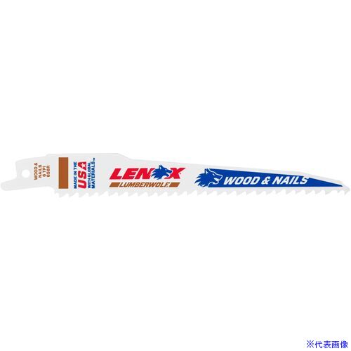 オレンジブック トラスコ中山　TRUSCOLENOX バイメタルセ−バ−ソ−ブレ−ド150mmX6山(5枚) 656R 〔品番:LXJP656R〕[ 注番:2638963]特長●パワーブラストテクノロジーで刃先を強化し、さらに長持ち(従来比...