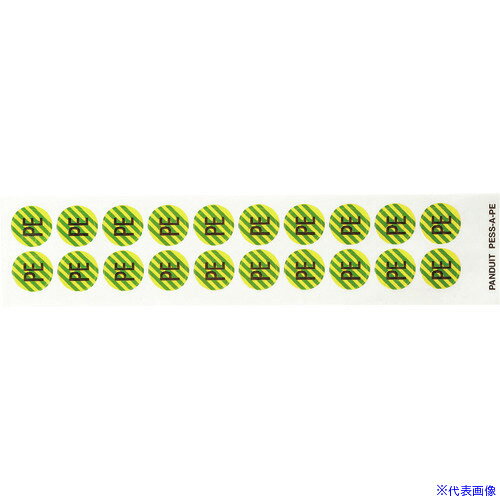オレンジブック トラスコ中山　TRUSCOPANDUIT 導体識別ラベル 12.50mm マーカー径 黒/緑/黄 20ラベル/カード 10カード/パッケージ PESS−A−PE 〔品番:PESSAPE〕[ 注番:2668564]特長仕様仕様...