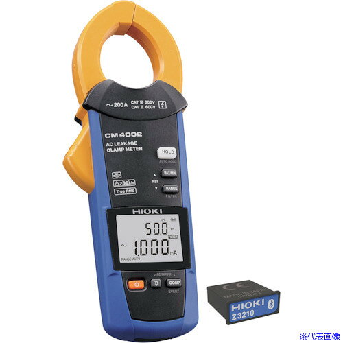 オレンジブック トラスコ中山　TRUSCOHIOKI ACリーククランプメータワイヤレスセット CM4002−90 〔品番:CM400290〕[ 注番:2686174]特長●ワイヤレス化に対応しており、スマホやタブレットに測定値を転送可能で...