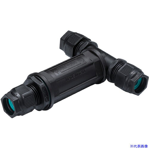 オレンジブック トラスコ中山　TRUSCOタカチ 分岐T型防水中継コネクタ 〔品番:THB402T3WP〕[ 注番:2688892]特長●ケーブルグランド部がT型でケーブルを分岐させたい時や、数珠つなぎに機器を接続する時などに便利です。●結...