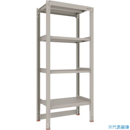 オレンジブック トラスコ中山　TRUSCOTRUSCO スチールラック M3型中量棚 台車天板収納型 W900XD571XH2100 4段 単体 〔品番:M3DB7364〕[ 注番:2720946]特長●台車の天板高さに合わせて下段高さを調...