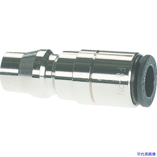 オレンジブック トラスコ中山　TRUSCOチヨダ ファイブ内蔵カップリングストレートプラグ 12mm 〔品番:F12PN〕[ 注番:2755751]特長●ワンタッチ継手とカップリングプラグを一体化。●コンパクト設計。用途●配管より装置などへ...