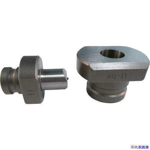 オレンジブック トラスコ中山　TRUSCODIAMOND 丸穴ダイス11mm 〔品番:4P1165〕[ 注番:2800276]特長●特殊合金工具鋼を採用しており、耐久性に優れます。用途●油圧パンチャーに装着して使用する穴あけ専用の刃です。仕...