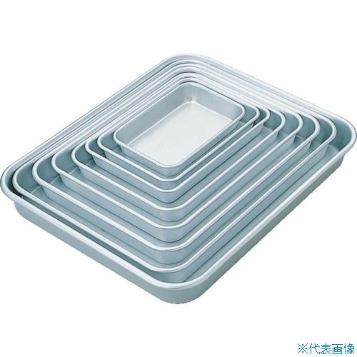 オレンジブック トラスコ中山　TRUSCOSUGICO アルミ標準バット 8号 160×109×27 ZA1307 〔品番:ALB8〕[ 注番:2809605]特長●サイズに応じて入れる物が判別できます。●穴あきバットと併用して使用できます...