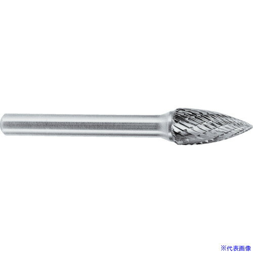 オレンジブック トラスコ中山　TRUSCOスーパー スーパー超硬バー シャンク径6mm(ポイント型)ダブルカット(刃径:12.7) 〔品番:SB4C04〕[ 注番:2818779]特長●独自開発の刃形状により、高速回転使用時にバーが不用意に...