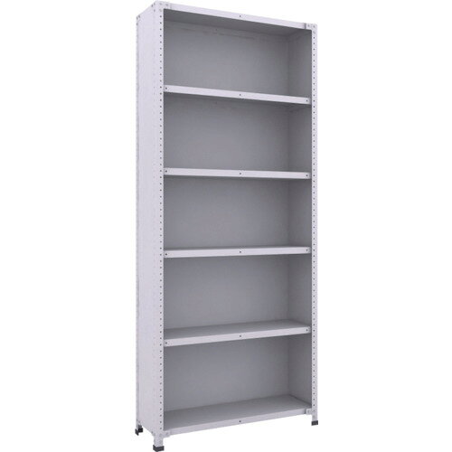 オレンジブック トラスコ中山　TRUSCOTRUSCO 軽量150型背側板付棚 900X300XH2100 6段 〔品番:TLA73K26〕[ 注番:2834189]特長●開放棚の外側から背板・側板を取り付けるので、自在棚受けを使用できます...