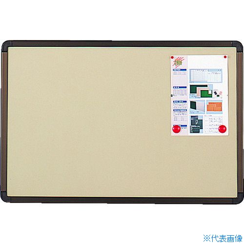 オレンジブック トラスコ中山　TRUSCOTRUSCO ブロンズ掲示板 600X900 ベージュ 〔品番:YBE23SBM〕[ 注番:2845687]特長●吊金具が表から見えないので見た目がスッキリしています。●フレームはブロンズ色で高級感...