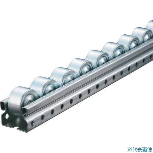 オレンジブック トラスコ中山　TRUSCOTRUSCO 流動棚用ホイールコンベヤ 鉄製Φ36 P40XL1000 〔品番:V3620US401000〕[ 注番:2852233]特長●スチール製のホイールを使用しています。●耐油性、衝撃に優れ...