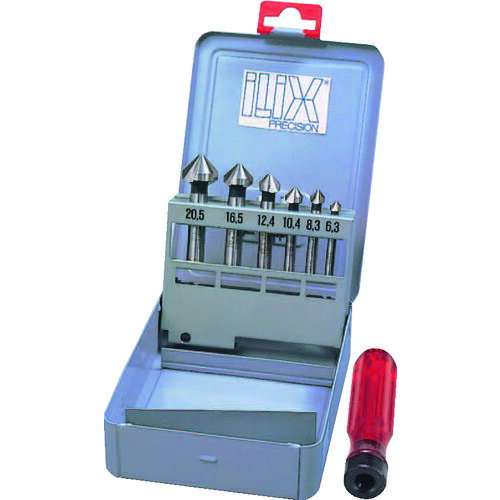 オレンジブック トラスコ中山　TRUSCOILIX カウンターシンクセット4本組 〔品番:6277LS〕[ 注番:2885271]特長●二次バリが出にくく耐久性があるので効率的な作業ができます。●機械作業でも手作業でも使用可能です。用途●被...