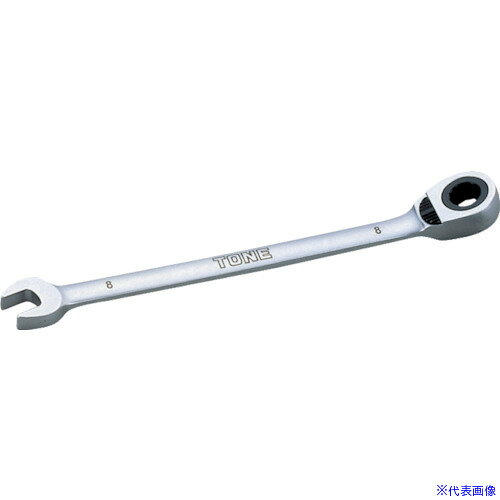 オレンジブック トラスコ中山　TRUSCOTONE 切替式ラチェットめがねレンチ 8mm 〔品番:RMR08〕[ 注番:2944456]特長●切り替えレバーにより容易に正逆の切り替えが可能です。●ラチェットめがね側は13°オフセットです。●...