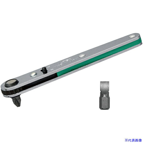 オレンジブック トラスコ中山　TRUSCOアネックス ストレート型 オフセットラチェットドライバー 〔品番:425〕[ 注番:2955717]特長●ヘッド幅21mmの超薄型です。●超薄型ヘッドのラチェット機構採用で、より狭い場所での作業に便...
