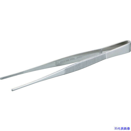 オレンジブック トラスコ中山　TRUSCOENGINEER ピンセット 124mm 〔品番:PTS02〕[ 注番:2964104]特長●耐食性に優れたステンレス製です。●材質は耐食性、耐酸性に優れたステンレスです。●先端部ギザ付き。用途●小...