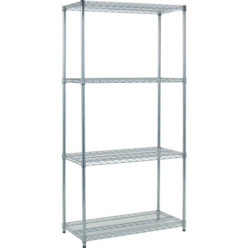 オレンジブック トラスコ中山　TRUSCOTRUSCO スチール製メッシュラック W905XD305XH1838 4段 〔品番:TME6334〕[ 注番:2995671]特長●棚板は25mmピッチで位置変更可能です。●アジャスターは+15m...