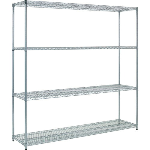 オレンジブック トラスコ中山　TRUSCOTRUSCO スチール製メッシュラック W1824XD457XH1838 4段 〔品番:TME6644〕[ 注番:2995727]特長●棚板は25mmピッチで位置変更可能です。●アジャスターは+15...