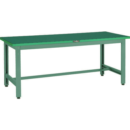 オレンジブック トラスコ中山　TRUSCOTRUSCO 中荷重作業台(800kg)GW型 1800X750XH742 ビニールマット張り グリーン色 〔品番:GWP1875E2〕[ 注番:3012409]特長●主要部が溶接構造のため、丈夫で...