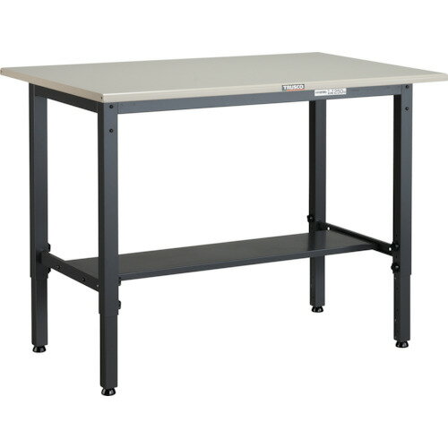 オレンジブック トラスコ中山　TRUSCOTRUSCO 軽荷重作業台高さ調節式(250kg)AWM型 1200X600XH700〜910 基本タイプ ダークグレー色 〔品番:AWMS1260〕[ 注番:3015670]特長●700〜910m...