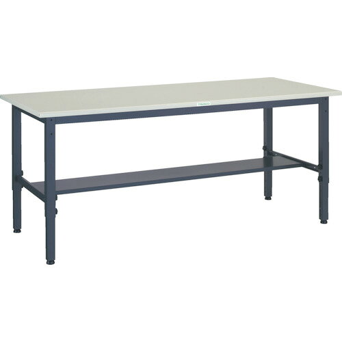 オレンジブック トラスコ中山　TRUSCOTRUSCO 軽荷重作業台高さ調節式(250kg)AWM型 1500X900XH700〜910 基本タイプ ダークグレー色 〔品番:AWMS1590〕[ 注番:3015700]特長●700〜910m...