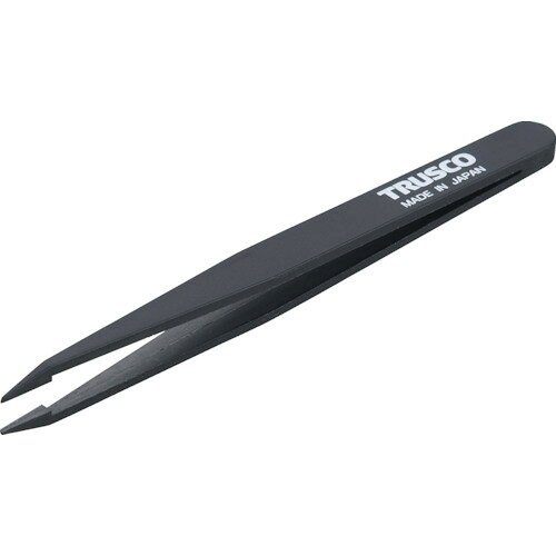 オレンジブック トラスコ中山　TRUSCOTRUSCO プラスチック製ピンセット 120mm 先細型 〔品番:TPP230〕[ 注番:3017231]特長●非磁性、絶縁性、耐薬品性、剛性に優れています。●先端が面接触で細かなパーツを保持しま...