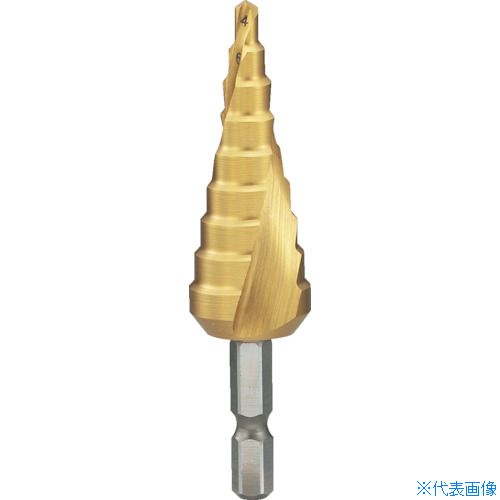 オレンジブック トラスコ中山　TRUSCOTRUSCO 六角軸ステップドリル 2枚刃チタンコーティング 4〜20mm 〔品番:TSDSC20〕[ 注番:3017818]特長●母材にコバルトハイスを採用し、耐摩耗性・耐熱性に優れています。●耐...