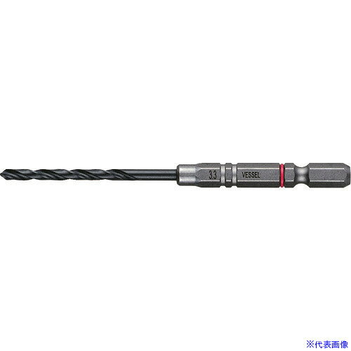 オレンジブック トラスコ中山　TRUSCOVESSEL クッションドリル鉄工用AMD 3.3mm 〔品番:AMD3.3〕[ 注番:3037266]特長●樹脂リングが芯振れ・ガタつきを抑制し、正確な穴あけを実現します。●芯振れ激減で高速穴あけ...