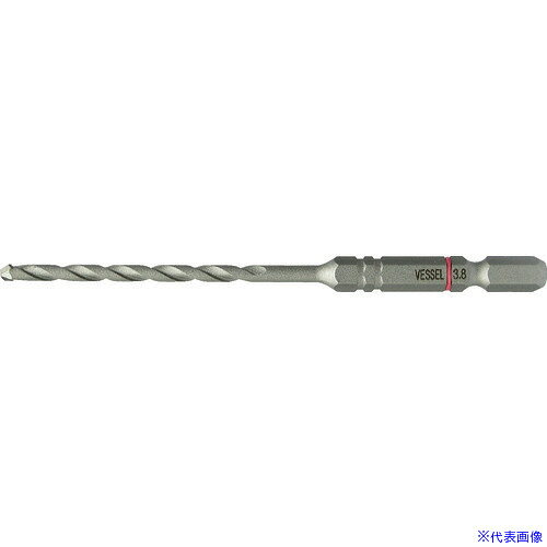 オレンジブック トラスコ中山　TRUSCOVESSEL クッションドリルコンクリート用ACD 3.8mm 〔品番:ACD3.8〕[ 注番:3039871]特長●モルタル・ブロック・レンガ・ALC・石こうボードなどの穴あけ、プラグアンカー挿入...