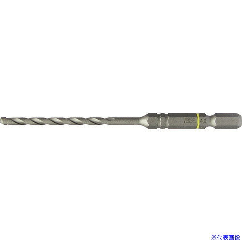 オレンジブック トラスコ中山　TRUSCOVESSEL クッションドリルコンクリート用ACD 4.0mm 〔品番:ACD4.0〕[ 注番:3039889]特長●モルタル・ブロック・レンガ・ALC・石こうボードなどの穴あけ、プラグアンカー挿入...