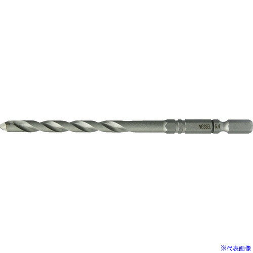 オレンジブック トラスコ中山　TRUSCOVESSEL クッションドリルコンクリート用ACD 6.4mm 〔品番:ACD6.4〕[ 注番:3039951]特長●モルタル・ブロック・レンガ・ALC・石こうボードなどの穴あけ、プラグアンカー挿入...