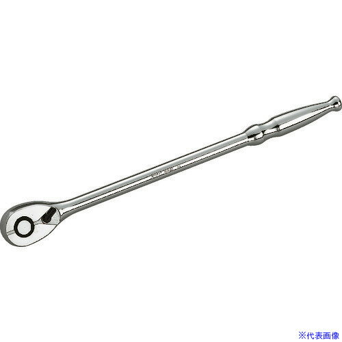 オレンジブック トラスコ中山　TRUSCOKTC 12.7sq.ロングラチェットハンドル 歯数36枚 差込角12.7mm 全長375mm 〔品番:BR4L〕[ 注番:3075605]特長●グリップが長いロングタイプです。●ユニオン機構採用で...