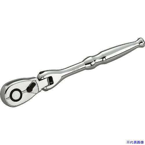 オレンジブック トラスコ中山　TRUSCOKTC 12.7sq.フレックスラチェットハンドル 歯数36枚 差込角12.7mm 全長250mm 〔品番:BR4F〕[ 注番:3075613]特長●標準的なハンドル長のスタンダードタイプです。●ユ...