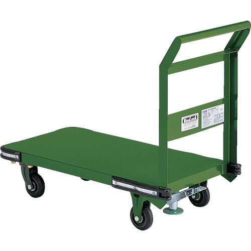 オレンジブック トラスコ中山　TRUSCOTRUSCO 鋼鉄製運搬車 900X600 Φ150鋳物車輪 ストッパー付 〔品番:OHN2S〕[ 注番:3081125]特長●鋳物製キャスターの採用で鋼板製キャスターを採用した台車に比べてより過酷...