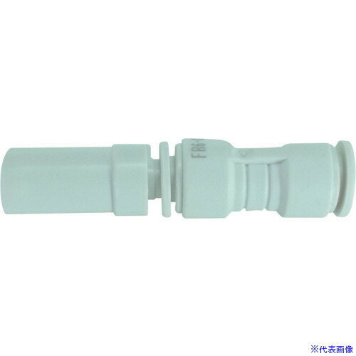 オレンジブック トラスコ中山　TRUSCOチヨダ チューブ継手 ファイブレデューサ W(白) 6mm(チューブ)×10mm 〔品番:FR610RCW〕[ 注番:3094642]特長仕様●適合チューブ外径D1(mm)：6●適合チューブ外径D2...