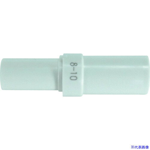 オレンジブック トラスコ中山　TRUSCOチヨダ チューブ継手 ファイブ異径ジョイント W(白) 8mm×10mm 〔品番:FR810JW〕[ 注番:3094782]特長仕様●流体温度(℃)：-5〜60℃(空気)、5〜40℃(水)●使用流体...