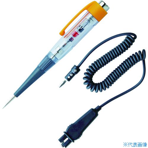 オレンジブック トラスコ中山　TRUSCOアネックス 検電ドライバー ペンシル型LEDオートテスター 直流電圧6〜36V 〔品番:2036A〕[ 注番:3096181]特長●長寿命なLEDを採用し、車の電圧の有無を容易に試験できます。●大型...