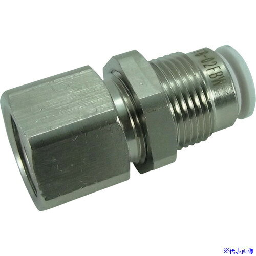 オレンジブック トラスコ中山　TRUSCOチヨダ チューブ継手 ファイブフィメイルバルク W(白) 8mm・RC1/4 〔品番:F802FBW〕[ 注番:3137121]特長仕様●適合チューブ外径D(mm)：8●接続口径：Rc1/4●六角対...