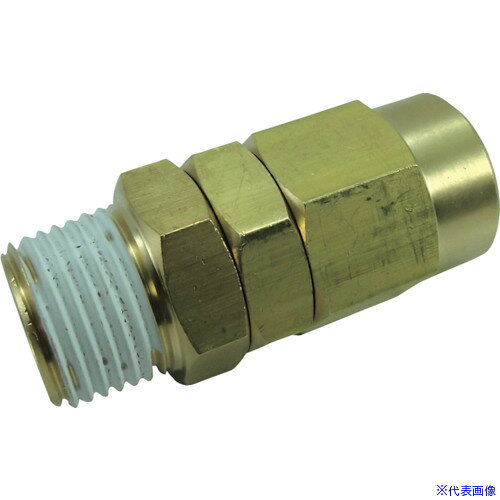 オレンジブック トラスコ中山　TRUSCOチヨダ 配管継手 ユニバーサルニップル 11mm・R1/2 〔品番:H114MU〕[ 注番:3138160]特長●袋ナットによる締め込み式ですのでホースバンド等による締め付けより確実です。●ホース内...