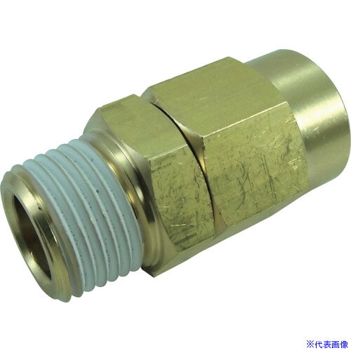 オレンジブック トラスコ中山　TRUSCOチヨダ ホースニップル 11mm・R1/2 〔品番:H114M〕[ 注番:3138178]特長●袋ナットによる締め込み式ですのでホースバンド等による締め付けより確実です。●ホース内空気流量を最大限活...