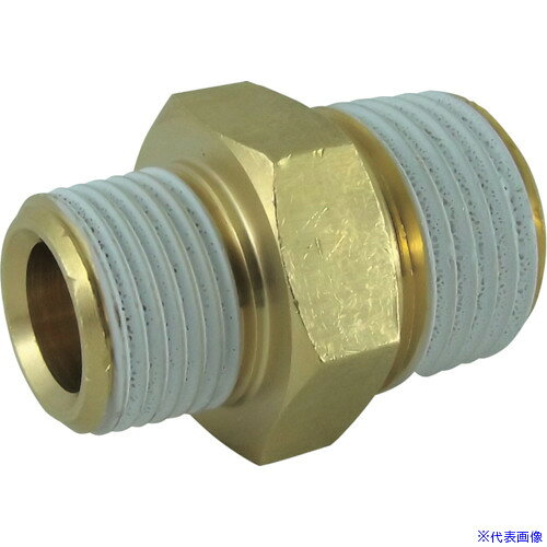 オレンジブック トラスコ中山　TRUSCOチヨダ 配管継手 異径ニップル R3/8・R1/2 〔品番:D3M4M〕[ 注番:3138216]特長●コンパクト設計です。●シール加工（Rねじ部）。仕様●接続口径D1：R3/8●接続口径D2：R1...