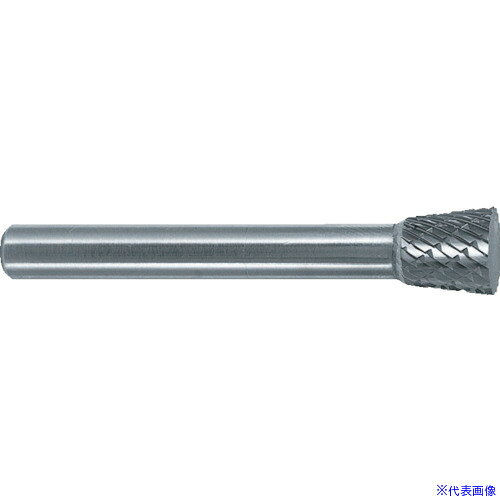 オレンジブック トラスコ中山　TRUSCOスーパー スーパー超硬バー シャンク径6mm(逆テーパー型)シングルカット(刃径12.7) 〔品番:SB52C03S〕[ 注番:3217370]特長●独自開発の刃形状により、高速回転使用時にバーが不...