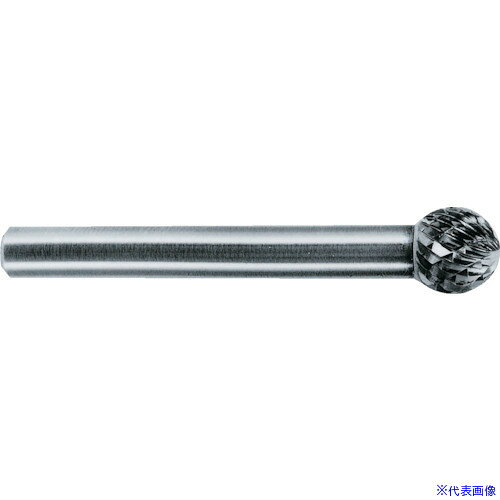オレンジブック トラスコ中山　TRUSCOスーパー スーパー超硬バー シャンク径6mm(球型)シングルカット(刃径:9.5) 〔品番:SB8C05S〕[ 注番:3217931]特長●独自開発の刃形状により、高速回転使用時にバーが不用意に被切...